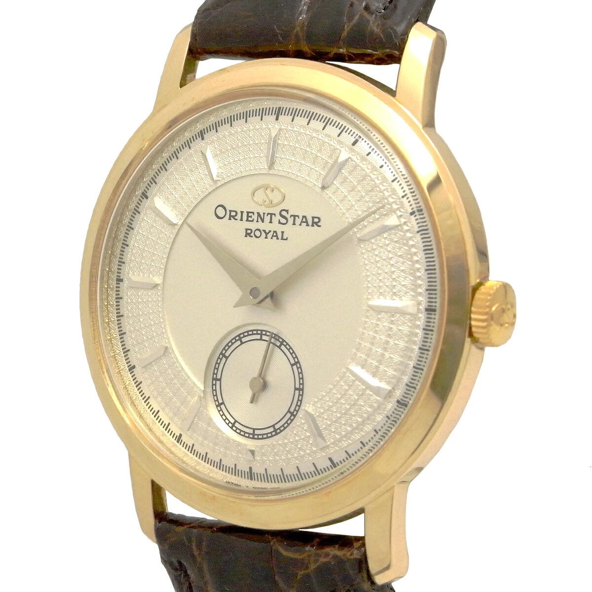 ORIENT ORIENT STAR ROYAL K18YG 18K 750 HAND WIND SMALL SECONDS DN00 ...
