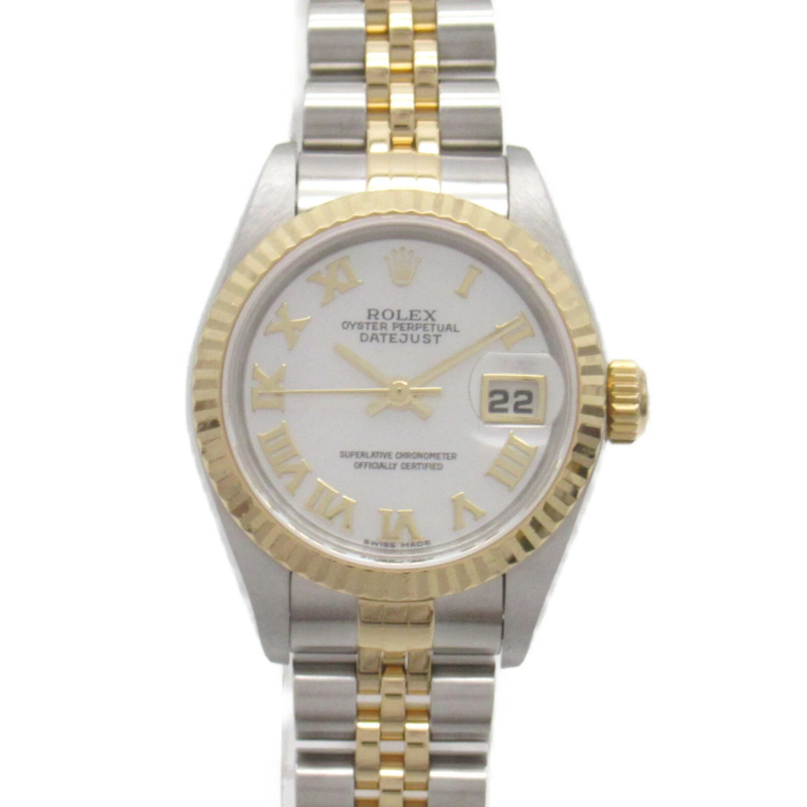 Rolex Rolex Datejust Y Watch 18K (yellow gold) stainless steel women's ...