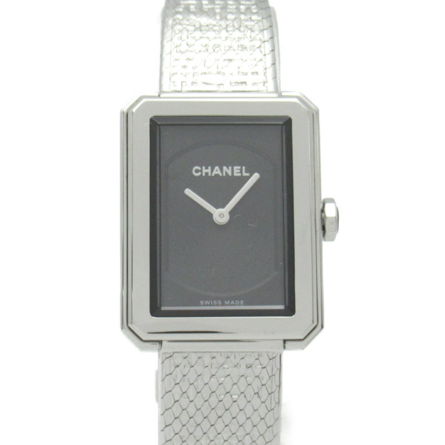 Chanel Chanel Boyfriend Tweed Watch Stainless Steel Women's Black H4876 ...