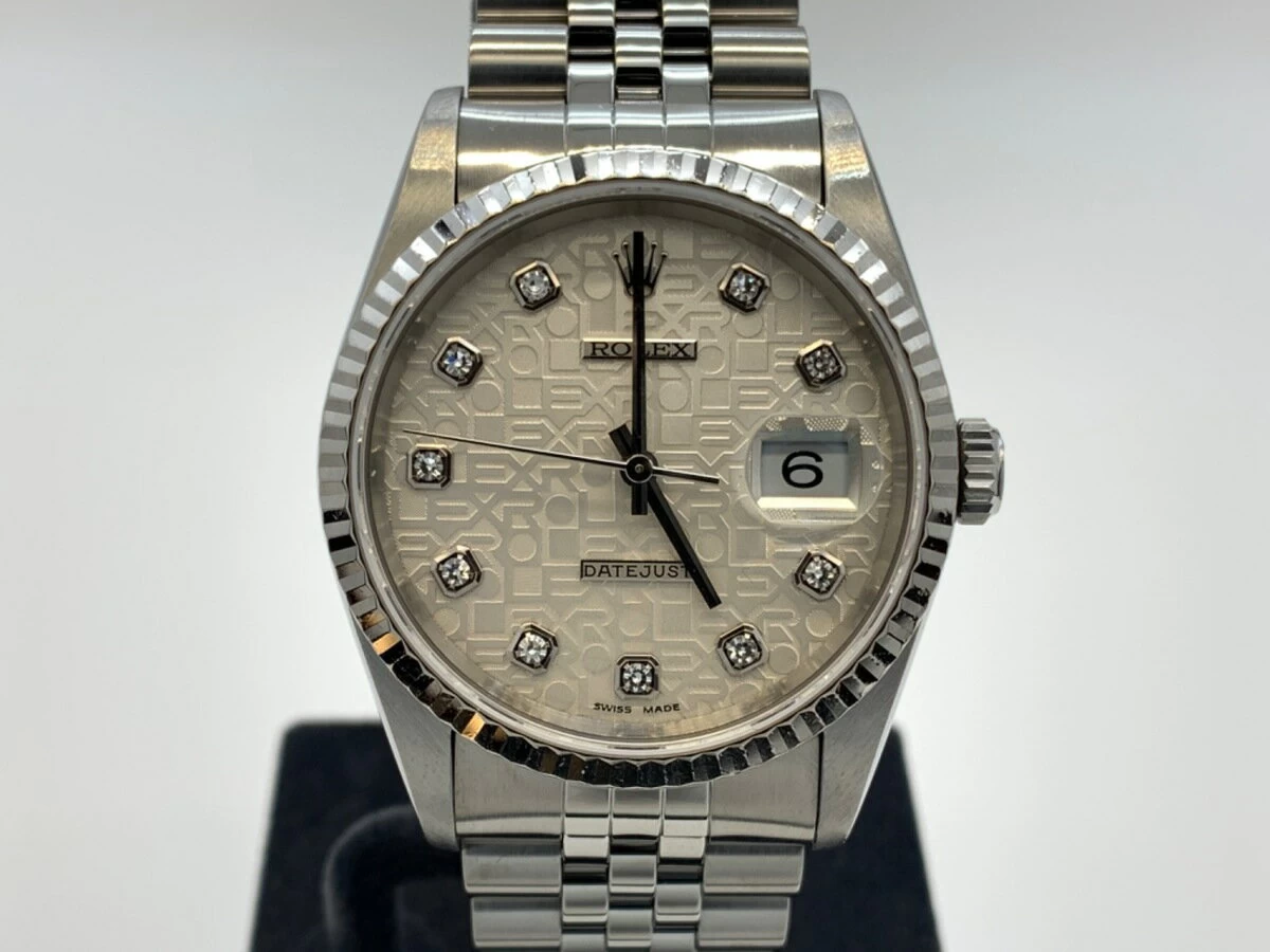 [Good Product] Rolex (ROLEX) Datejust 36 Silver 16234G SS/WG Computer ...
