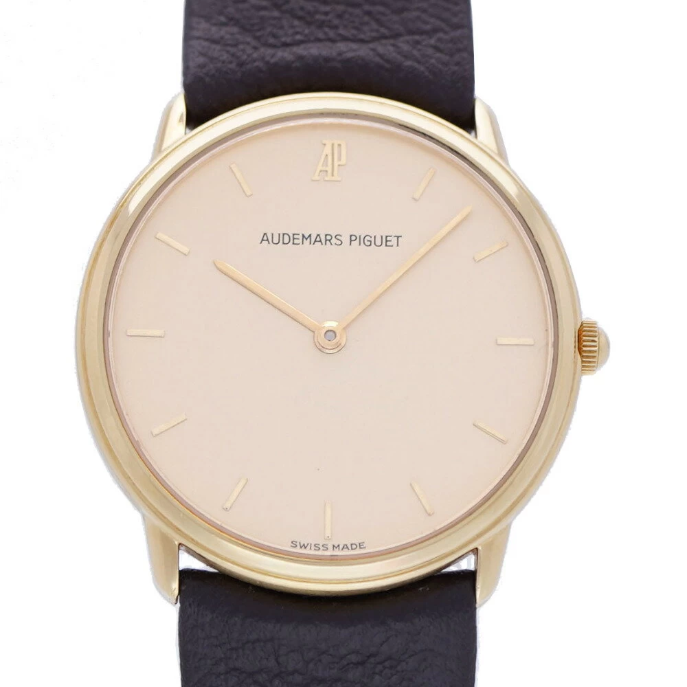 Good Condition Audemars Piguet Solid Gold Quartz K18YG/750YG Gold ...